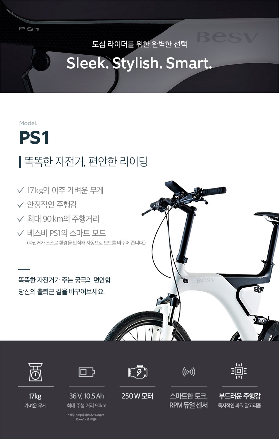 베스비 BESV PS1 250W 가격 최저가 비교 - 라이클